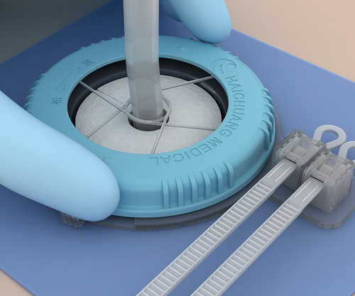 Loopix Wound Drainage Tube Fixing Device for The Fixation of Drainage ...