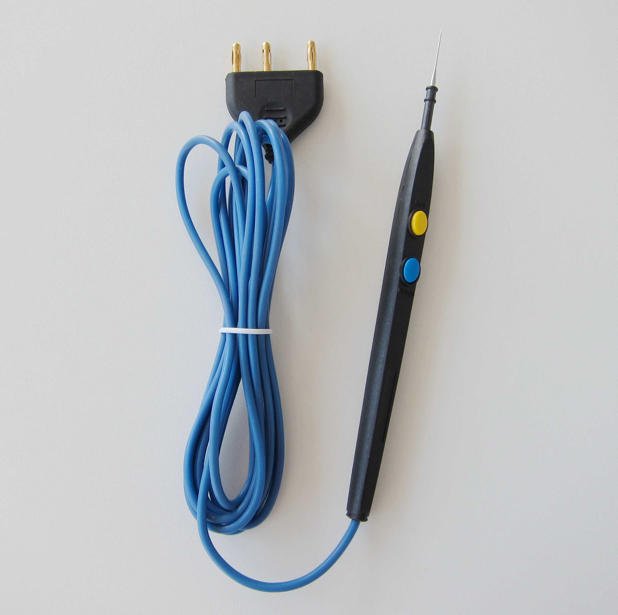 Reusable Electrosurgical Push Button Pencil Silicone Cable Blade ...